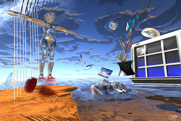 Sureal Art String Theory #9 Magic By Artist Mark Watts – Mark Watts Studios